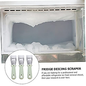 Happyyami 18 pcs Refrigerator Frost Removal Shovel ice Removal Tool Windshield ice Scraper Refrigerator ice Scraper Windows Cleaning Tools Window Cleaning Tools car Cleaning Tools Ice Shovel