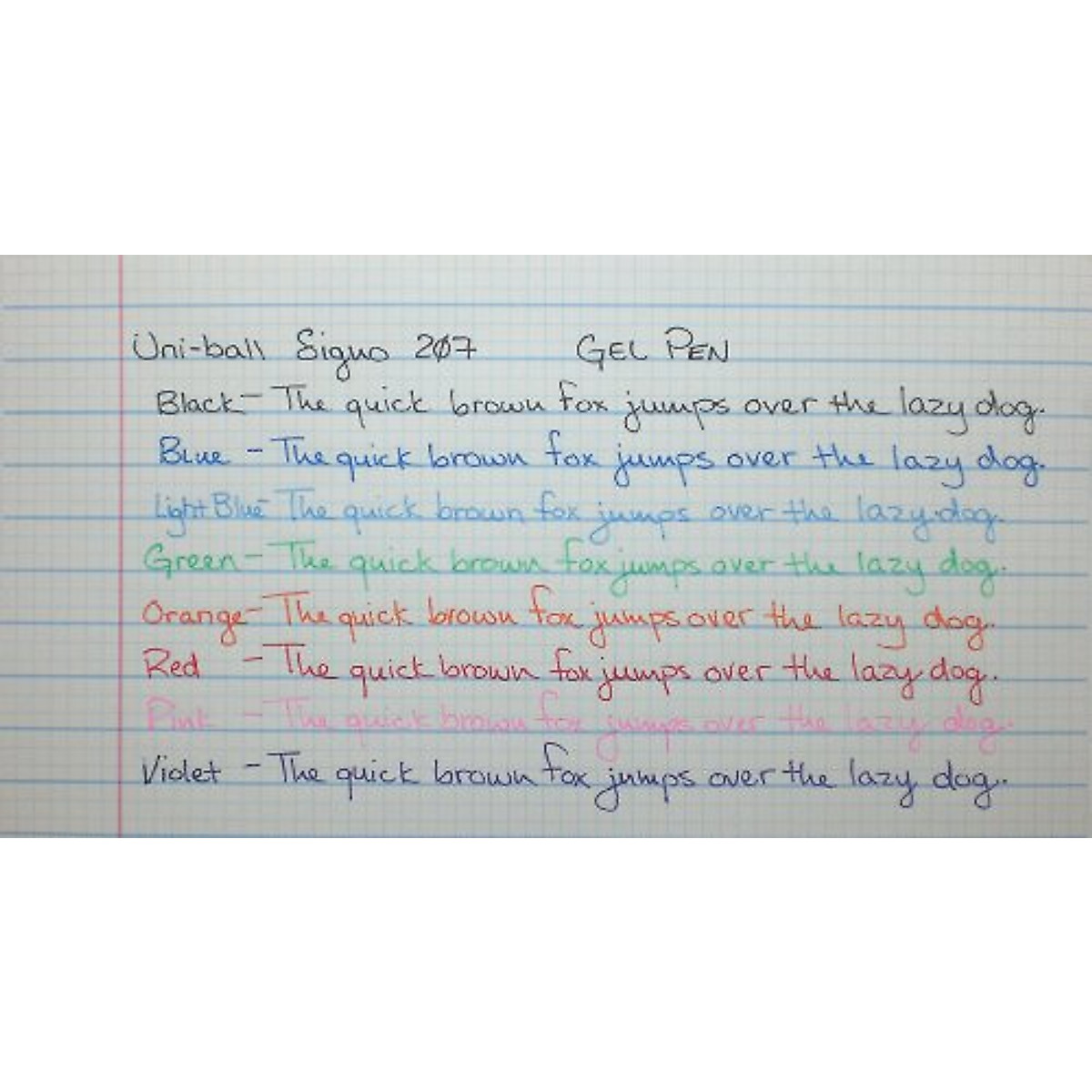 uni-ball 207 Retractable Gel Pens, Medium Point (0.7mm), Red, 2 Count