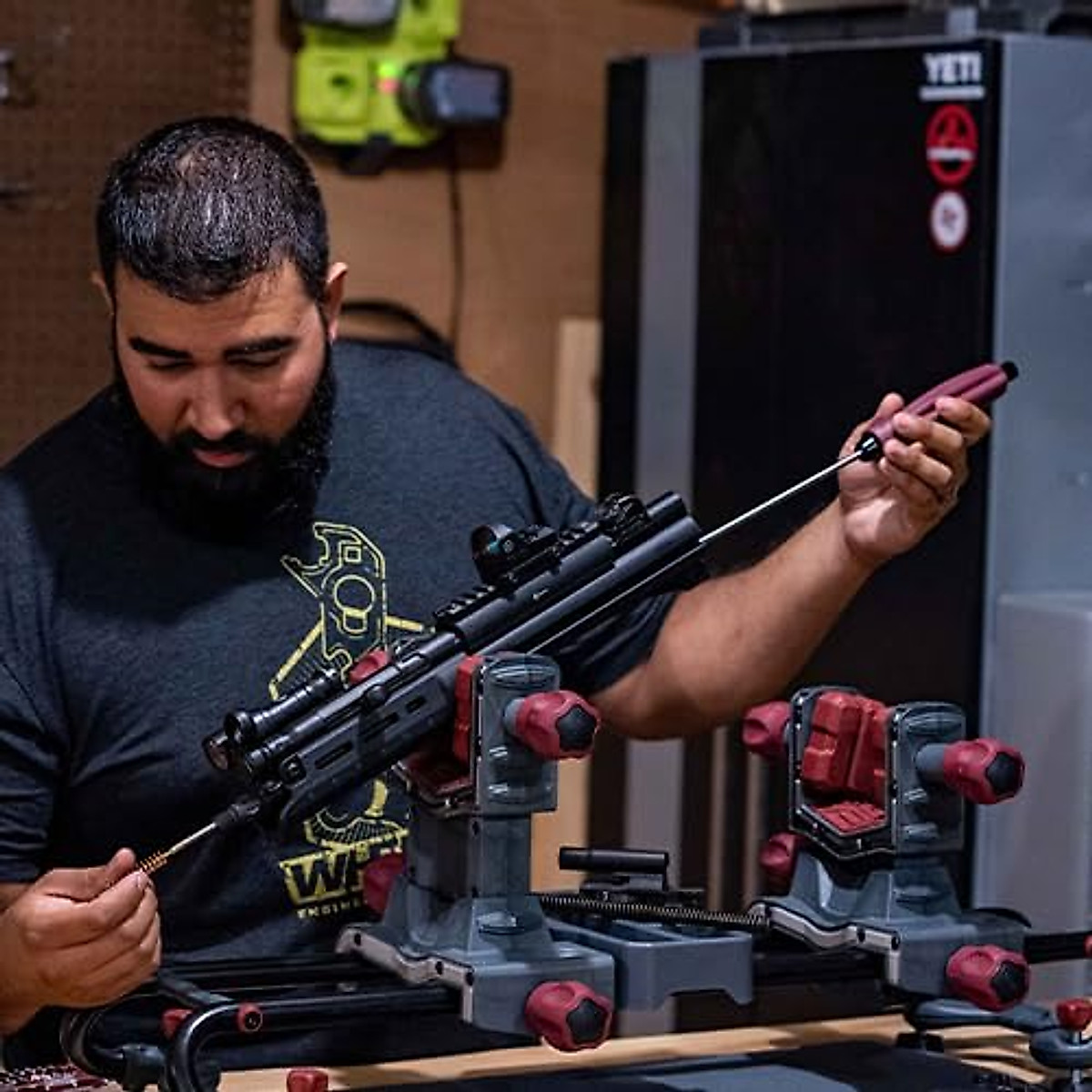 Tipton Deluxe Cleaning Rods .27-.45, 36" with Multiple Caliber Sizes and Lengths, Carbon Fiber Shaft and Hanging Hole for Cleaning, Maintenance and Gunsmithing