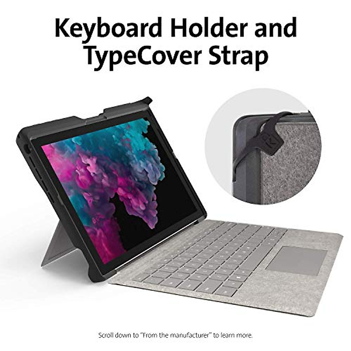 Kensington Surface Pro 7 Rugged Case - Surface Pro 7, 7+, 6, 5, 4 (K97951WW), Black