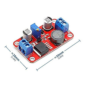 ACEIRMC 3pcs XL6019 5A High Power Current DC to DC Step-up 5V 6V 12V 24V 3-35V to 5-40V XL6019 Converter Adjustable Voltage Regulator Power Modules Boost Module Booster (3pcs)