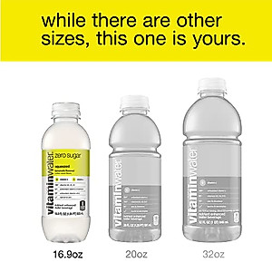 vitaminwater zero Squeezed, 16.9 fl oz (pack of 6)