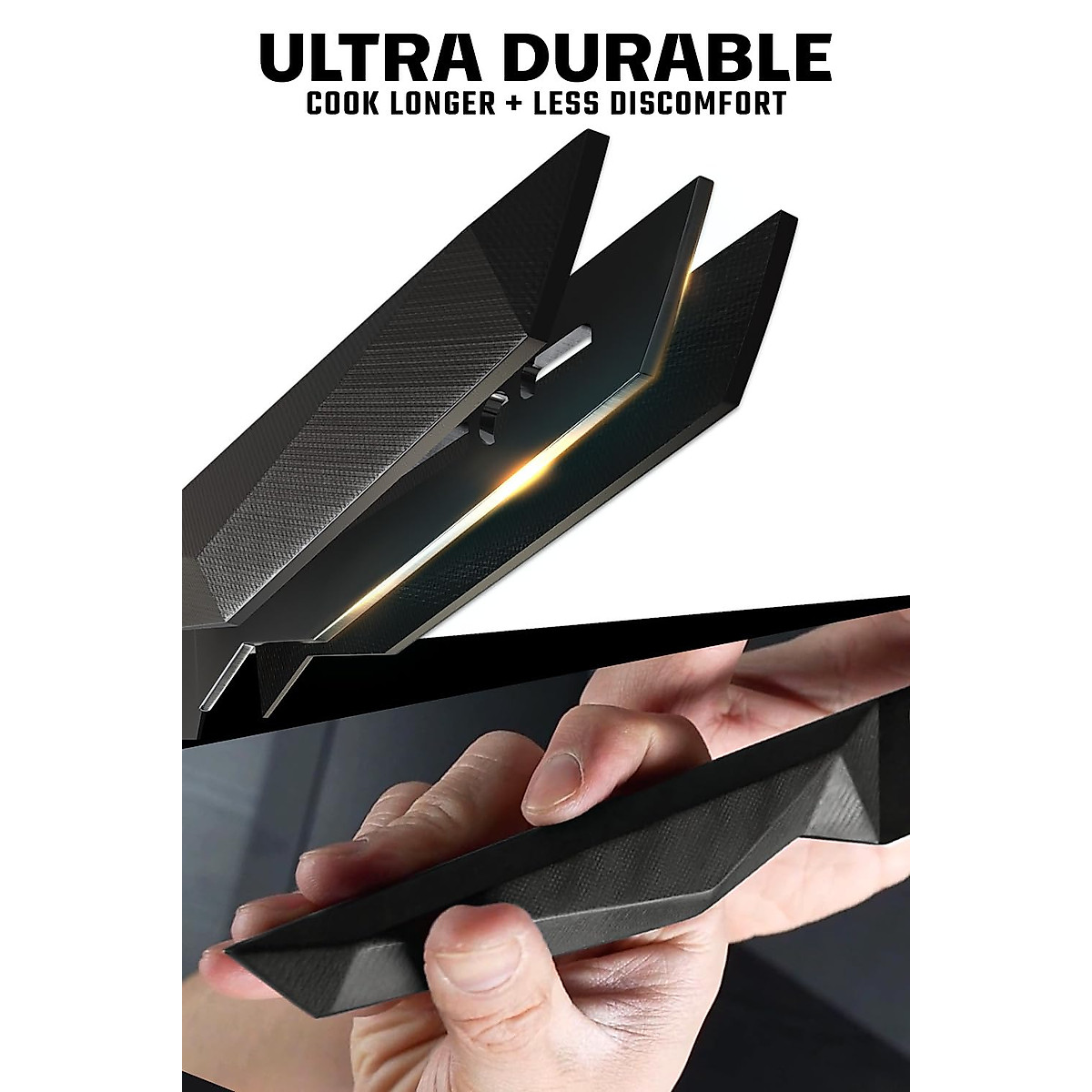 Dalstrong Slicing Knife - 12 inch - Shadow Black Series - Black Titanium Nitride Coated - High Carbon - 7CR17MOV-X Vacuum Treated Steel Carving Knife - Sheath - Kitchen Knife Slicer - NSF Certified