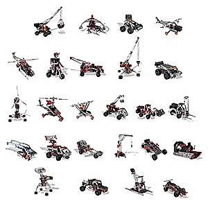 Meccano Erector Super Construction 25-in-1 Motorized Building Set, Steam Education Toy, 638 Parts, for Ages 10+