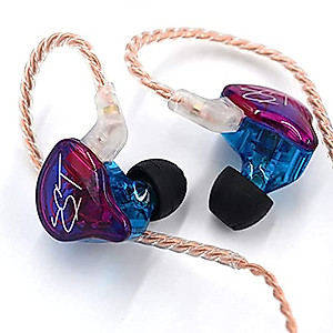 KZ ZST 1BA 1DD in Ear Earphone Clear HiFi Monitor Earbuds Wired Sport Gaming Earphone for Musician Singer Audiophile