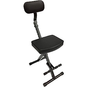 Cedarslink LK-STU Portable DJ/Guitar/Drum/Keyboard Padded Throne/Chair Adjustable