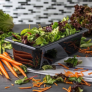 Carlisle FoodService Products 3066103 StorpPlus Third Size Food Pan, Polycarbonate, 4" Deep, Black