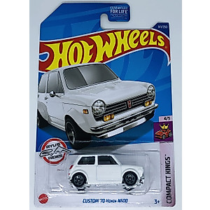 Hot Wheels 2022 - Custom '70 Honda N600 - Compact Kings [White] 141/250
