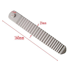 UP100 One Pair White Snowboard Binding Parts Ankle/Toe Ladder Straps for Ratchet Buckle Snowboard Boots (Length 160mm no Hole)