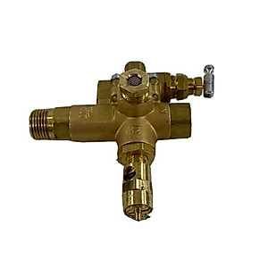 Replacement For Ingersoll Rand 56288756, 1/2" Inverted Flare Top Inlet X 1/2" MNPT Outlet, Combo Unloader Pilot Check Valve with Safety Release Valve, 6.5HP Max Gas Air Compressors 110-135 PSI