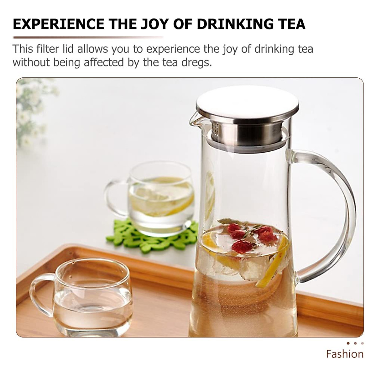 Operitacx Water Bottle Accessories Water Pitcher Replaceable Lids Stainless Steel Pitcher Lids Pitcher Glass Lids Covers Glass Jug Cover Stoppers for Water Jug Glass Pitcher () Lemonade Pitcher