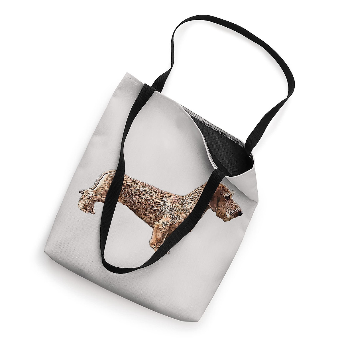 Wire Dachshund Mini Red Miniature Beauty Tote Bag