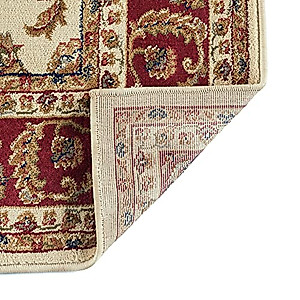 Sariya Ivory 5x7 Area Rug 5x7 - Indoor Area Rugs for Living Room - Dining Room Rug - Bedroom Rug - Kitchen Rug - Indoor Entryway Rug Traditional Carpet - Alfombras para Salas