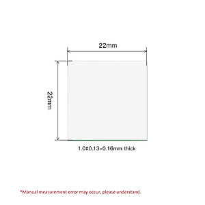 Labvida Pre-Cleaned Microscope Slide and Cover Slips Set, 144pcs of Dim.75x25x1mm Plain Slides, Super Grade Glass, 90°Corners, 1.2oz.(200pcs) of 22x22mm Cover Slips, 1# Thickness 0.13-0.16mm, LVQ090