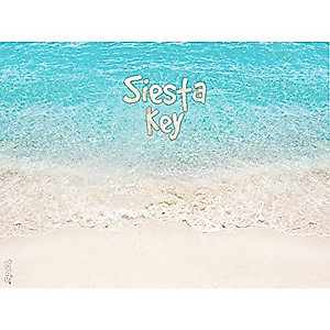 Tervis Florida - Siesta Key Made in USA Double Walled Insulated Tumbler Travel Cup Keeps Drinks Cold & Hot, 24oz, Tropical