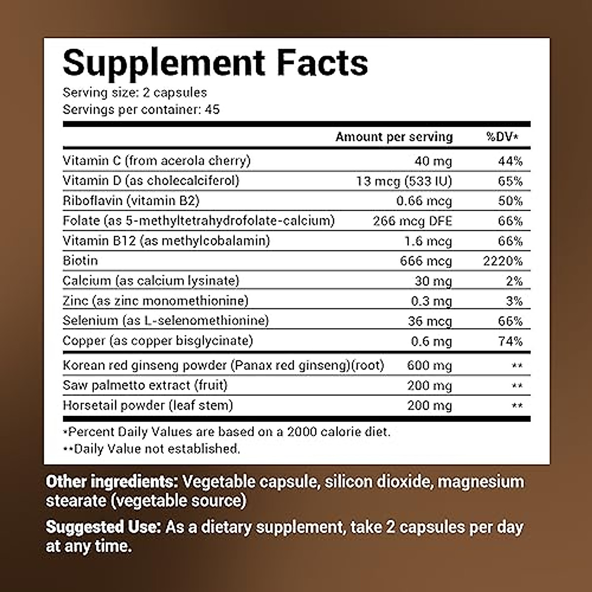 Dr. Berg All in One Vitamins for Hair, Skin & Nails - Advanced Formula with Biotin, Saw Palmetto, DHT Blocker & Trace Minerals - 90 Veg Capsules