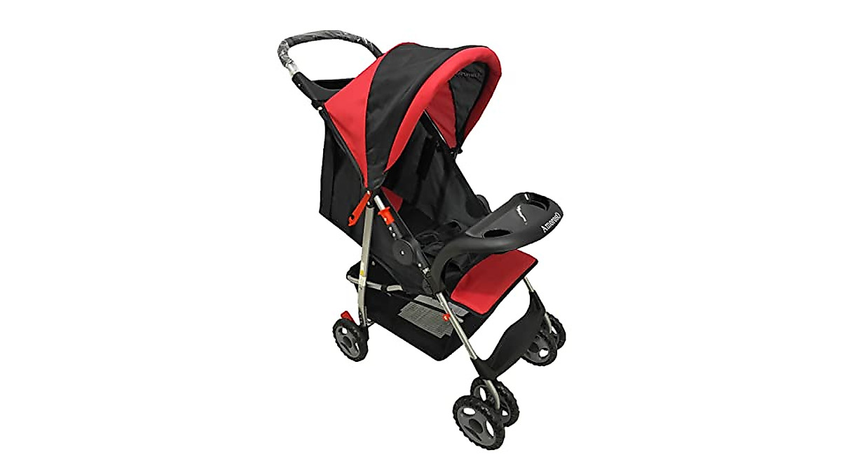 AmorosO Single Stroller - Lightweight & Convertible Baby Stroller