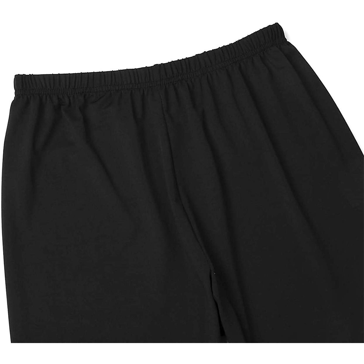 Women 's Casual 2 Piece Outfits Solid Crop Top Short Pants Outfit Sports Yoga Suit Tracksuit Jumpsuits (Black, L)