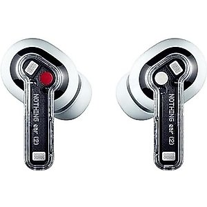 Nothing Ear 2 Wireless Earbuds Active Noise Cancellation to 40 db, Bluetooth 5.3 in Ear Headphones with Wireless Charging,36H Playtime IP54 Waterproof Earphones for iPhone & Android,White
