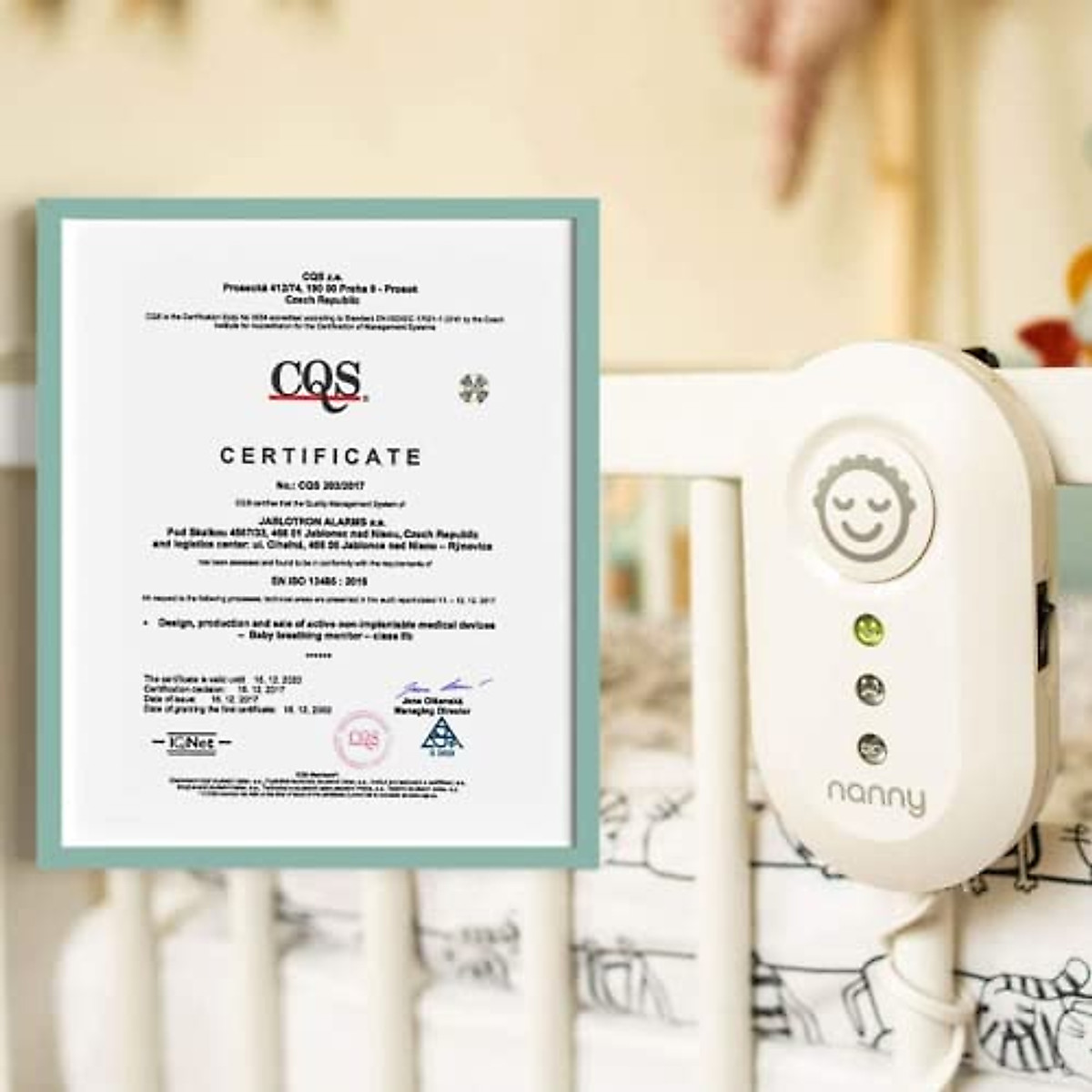 Nanny Extra Sensor Pad-INTENDED FOR THOSE WHO BOUGHT THE EUROPEAN NANNY BABY MOVEMENT MONITOR - EU MEDICAL ‎DEVICE SIDS CERTIFIED