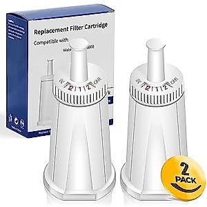 CoreReplace 2 Pack of Replacement Water Filter for Breville Claro Swiss Espresso Coffee Machine - Compare to Part #BES008WHT0NUC1