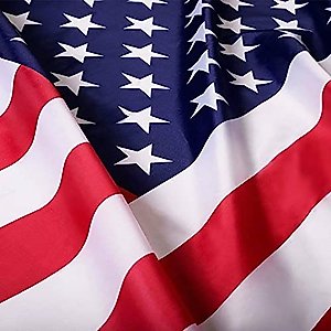 American Flag 2x3 for Indoor and Outdoor - US Flags Polyester Nylon - Double-Stitched Edges with Brass Grommets (2X3 FT)
