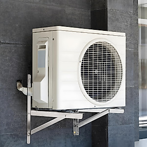 Mounting Bracket for 9000-30000BTU Condenser Ductless Mini Split Air Conditioner Heat Pump Systems, Support Condenser up to 450 lbs, Rust Free Stainless Steel