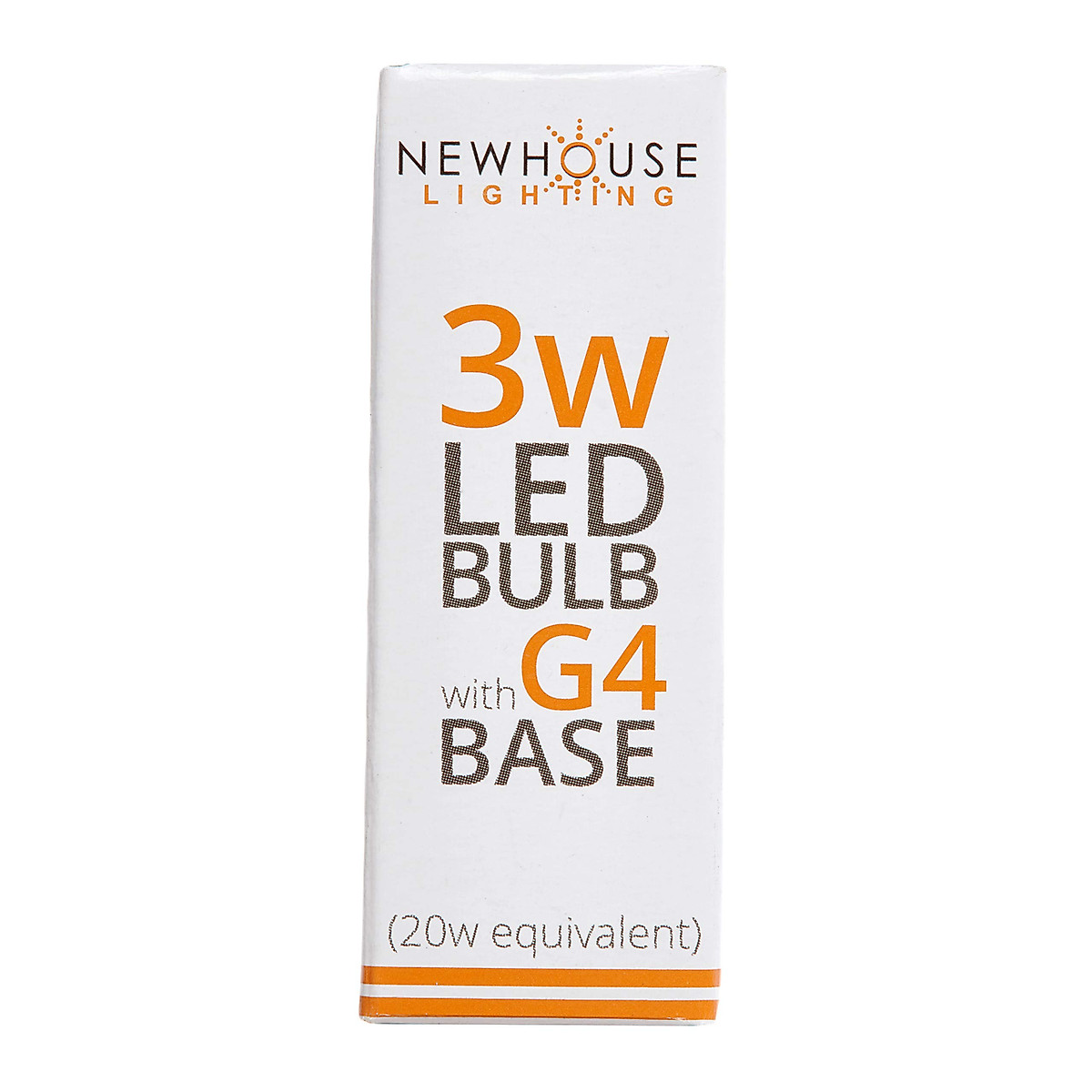 Newhouse Lighting G4 LED Bulb Halogen Replacement Lights, 3W (20W Equivalent), Bi-Pin, 300 lm, 12V, 3000K, Non-Dimmable