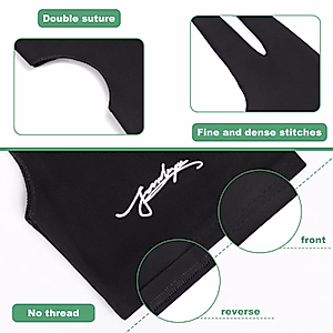 Joinliyu Digital Drawing Glove Right Hand for ipad, Paper Sketching,2 Pack Artist Glove for Drawing Tablet,Two Finger Art Glove Left Hand,Smudge Guard,Medium