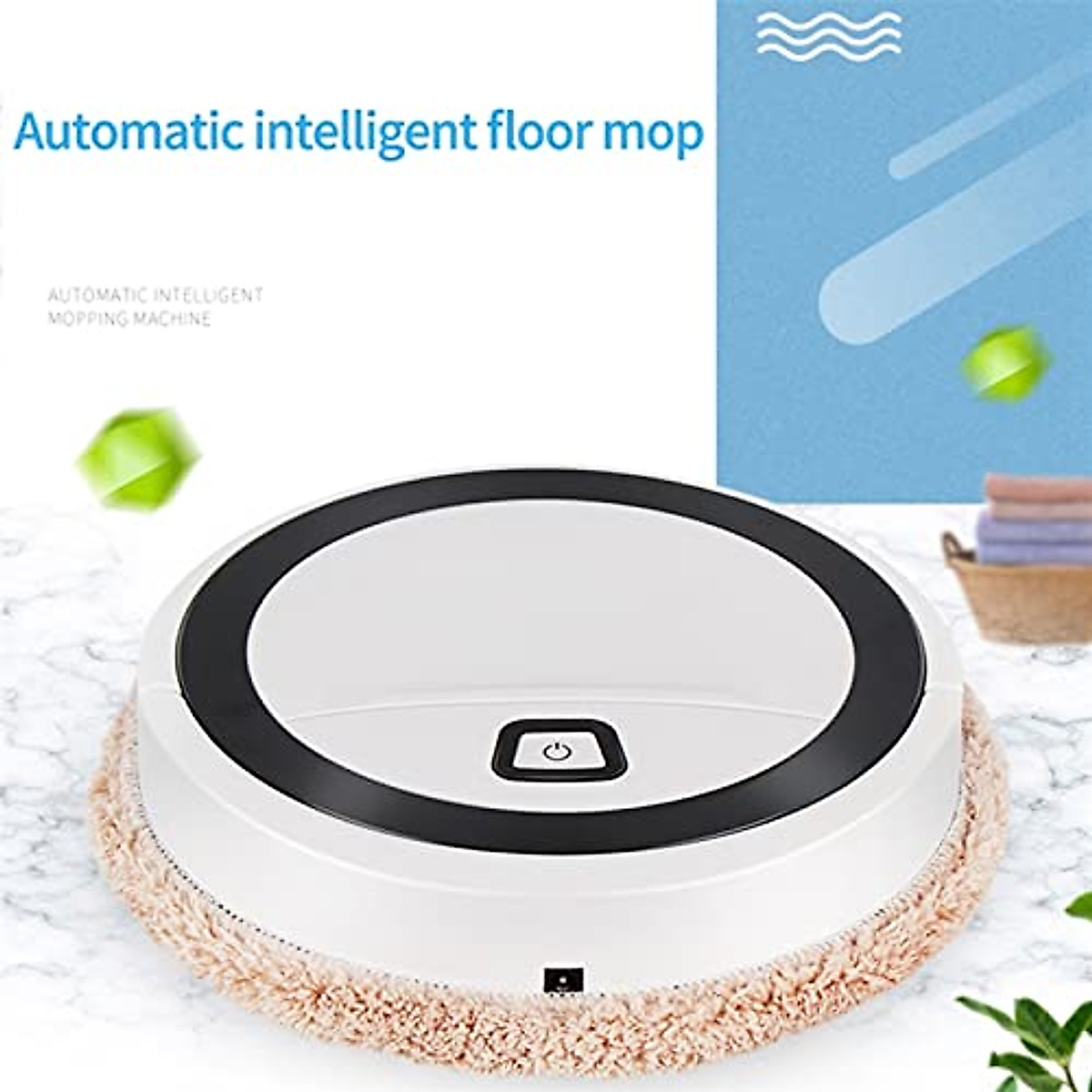 WAGNUS Robot mop Auto Vacuum Cleaner Robot Cleaning Home Automatic Mop Dust Clean for Wet Floors Carpet