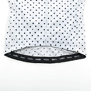 JPOJPO Women Cycling Jersey Short Sleeve Bike Shirt Tops with 4 Pockets Reflective S-3XL