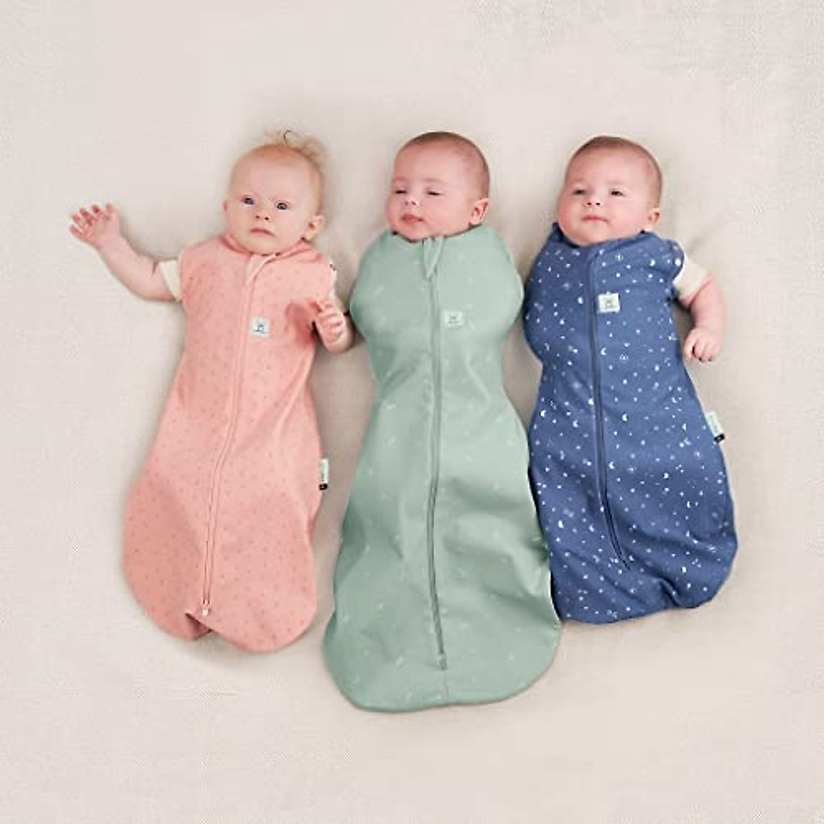 ergoPouch 0.2 TOG Cocoon Baby Sleep Sack 3-6 Months, Swaddle Sleeping Bag, Temperature Control Wearable Blanket (Sage)