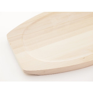 Happy Sales HSSP-CTSP22, Cast Iron Steak Plate Set of 2, 5.5" W x 1" H x 9.25" L, Black