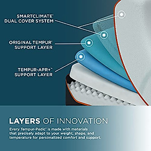 Tempur-Pedic -LuxeAdapt Firm Mattress, Queen, 13 inch Memory Foam