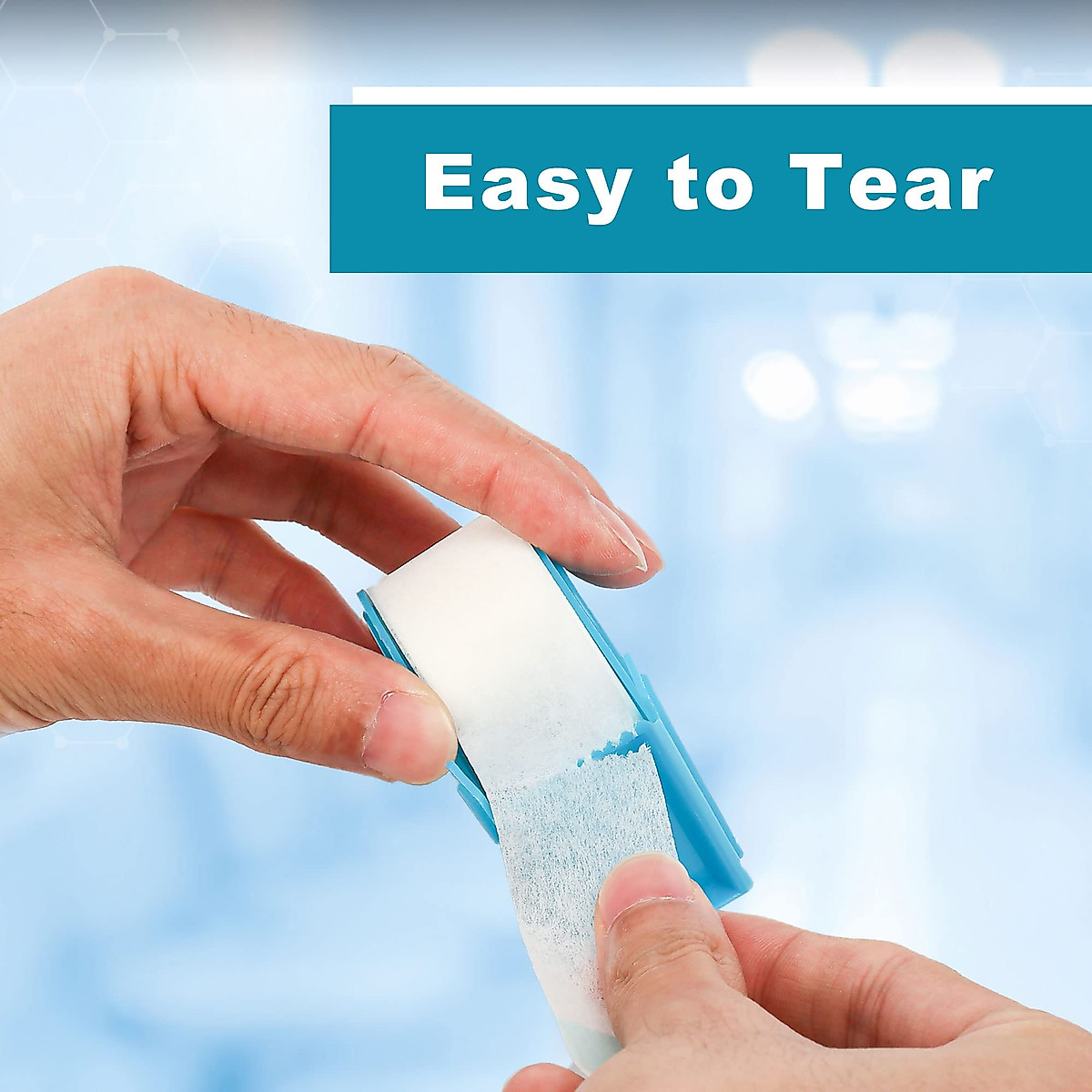 LotFancy Medical Tape,12Rolls 1inch x 10Yards, Surgical Paper Tapes, Wound First Aid Tape, 2 Dispensers Included