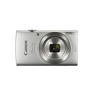 Canon PowerShot ELPH 180 Digital Camera w/Image Stabilization and Smart AUTO Mode (Silver) (Renewed)