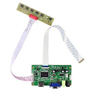 VSDISPLAY HD-MI VGA LCD Controller Board Work for 11.6 13.3 14 15.6 inch 1366 x 768 N156BGE-EB2 B116XAN03.2 B116XAT02.0 CLAA133WB03 HB133WX1-403 N140B6-D11