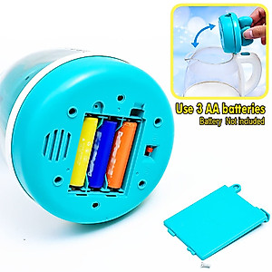 Tea Party Set for Little Girls,Pretend Play Princess Tea Time Toy with Singing Spray Teapot,Elegant Kids Kitchen Pretend Play,for Toddlers 3 Years and up,for Kids' Tea Party,Family Trip,Girl Gifts