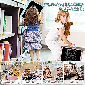 CARRVAS LCD Writing Tablet for Kids 15 Inch Coloring Drawing Pad Toddler Doodle Boards Drawing Tablet for Kids Toys Gift for 3-12 Year Old Boys (Blue)