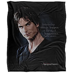 Vampire Diaries Sometimes Officially Licensed Silky Touch Super Soft Throw Blanket 50" x 60"