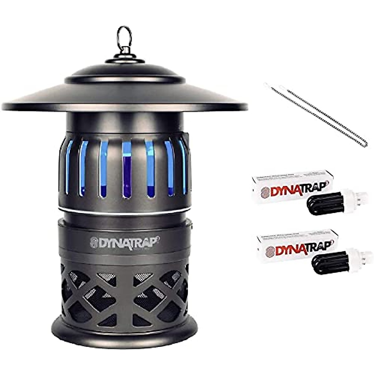 DynaTrap Insect Trap Twist for Insects Pest Control - Includes Extra UV Light and 24 Chain to Hang Zapper Trap