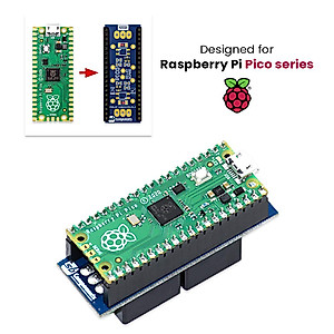 sb components Pico Dual Channel Relay HAT 2 Channel Relay Board for Raspberry Pi Pico