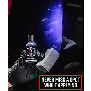 Adam's UV Ceramic Paint Coating 50 ml - 9H Ceramic Coating 5+ Years of Protection | Stronger Than Car Wax | Apply After Car Wash, Clay Bar, Car Polisher | Car Detailing Boat RV Motorcycle