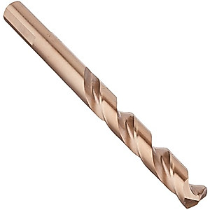 BOSCH CO2154 1-Piece 27/64 In. x 5-3/8 In. Cobalt Metal Drill Bit for Drilling Applications in Light-Gauge Metal, High-Carbon Steel, Aluminum and Ally Steel, Cast Iron, Stainless Steel, Titanium