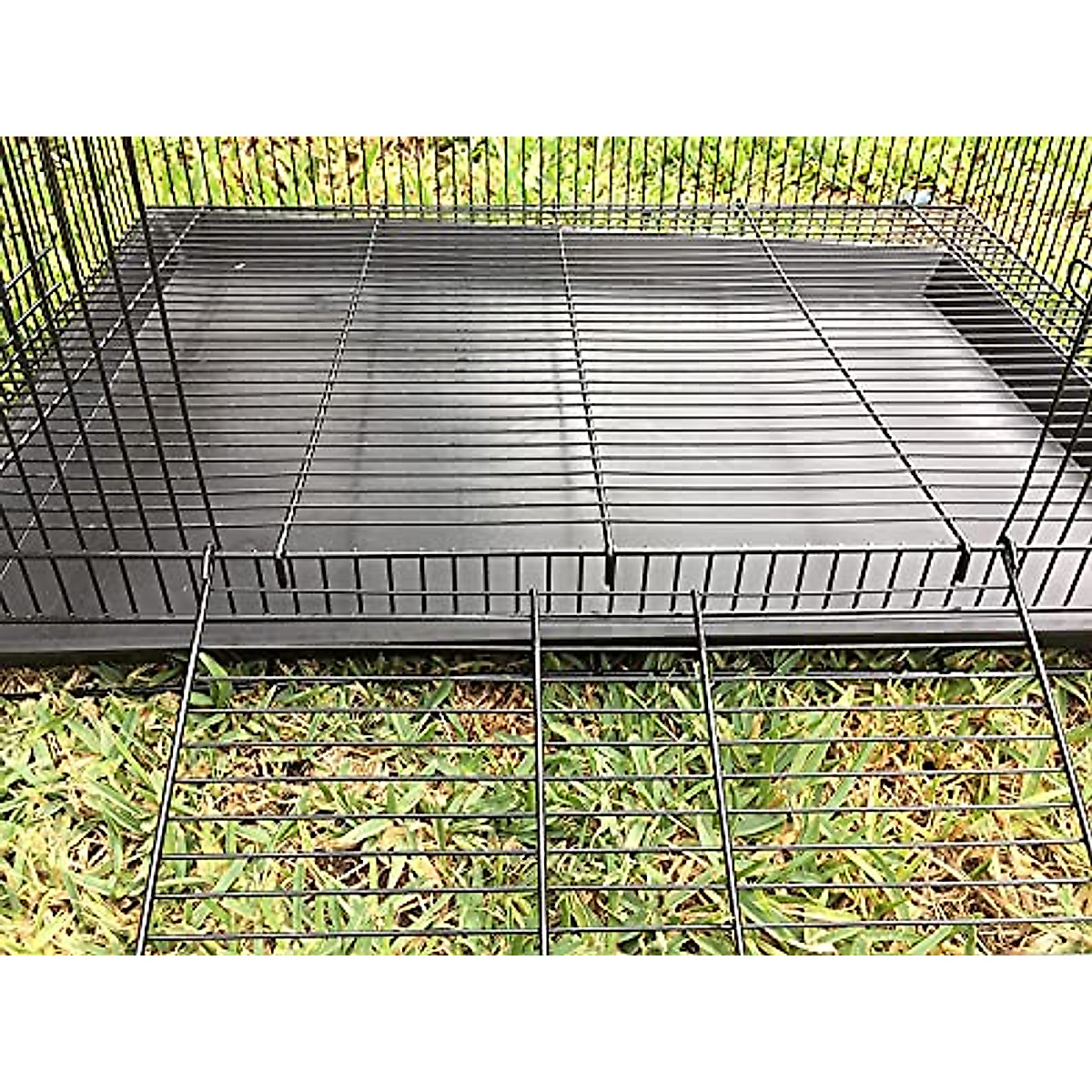 Small Animal Critters Cage Sugar Glider Chinchilla Ferret Rats Mouse Mice Habitat (24" Length x 16" Depth x 24" Height, Black)
