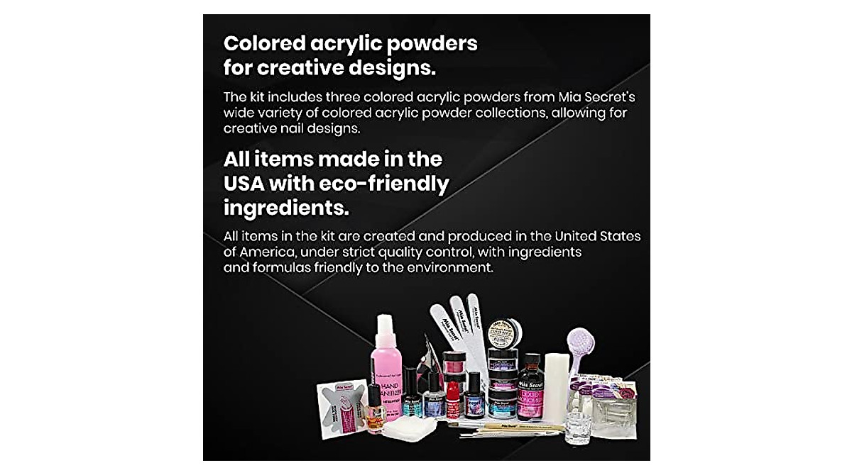 Mia Secret Acrylic Nail Kit for Beginners | Professional Quality