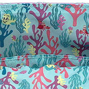 Loungefly Little Mermaid Ombre Scales Shell Handle Crossbody