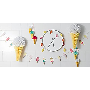 Talking Tables Ice Cream Party Decorations Garland Banner | Great For Summer Décor And Birthday Party | 3M