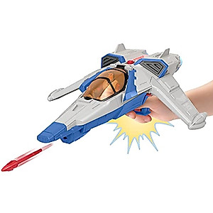 Disney and Pixar Lightyear Spaceship Toy, Imaginext Lights & Sounds XL-15 with Buzz Lightyear Figure for Pretend Play Ages 3-8 Years