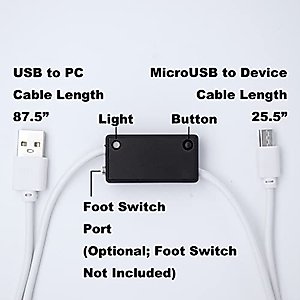 Clockwise Tools DTCR-02 RS232 Digital Caliper Data Transfer Cable
